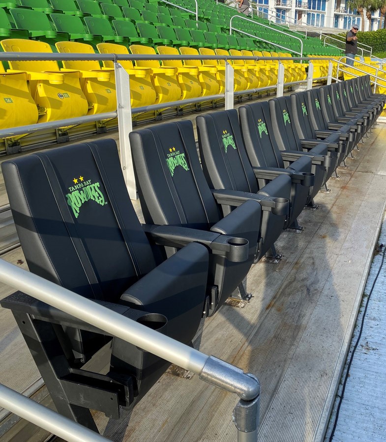 TB Rowdies Home Team Bench Suitemax - DreamSeat