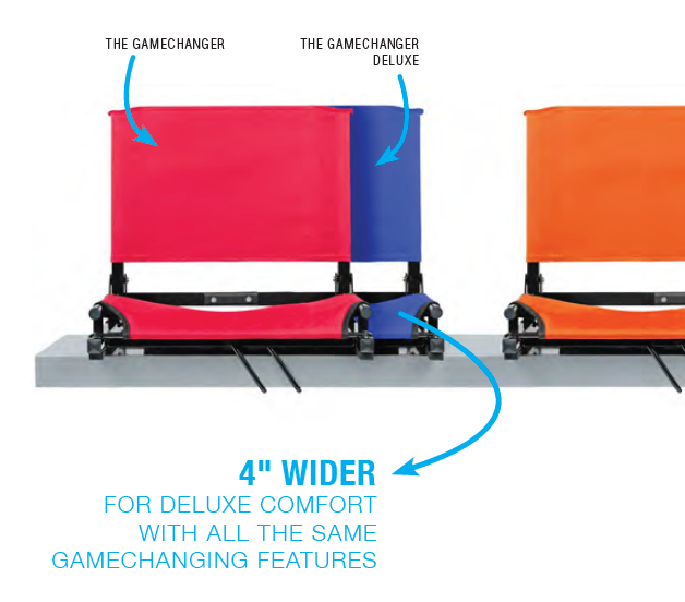 The GameChanger Deluxe | Custom Stadium Chairs | DreamSeat